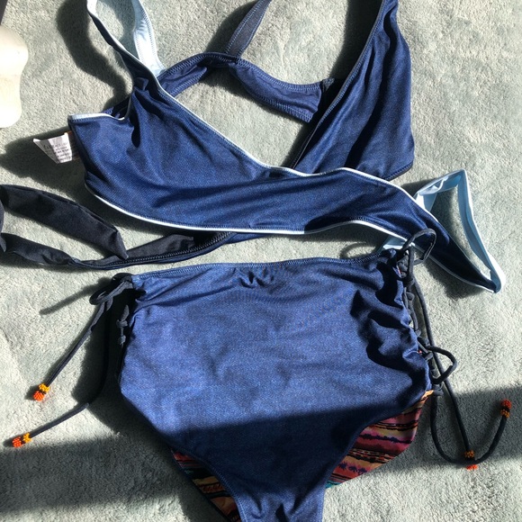 Agua Bendita | Swim | Agua Bendita Blue Bikini Set | Poshmark